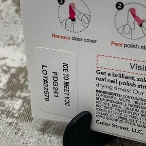 Color Street | Makeup | Color Street Nail Strips Ice To Meet You | Poshmark